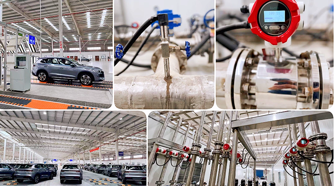 Flow, liquid analysis, level, pressure, temperature, process automation ...